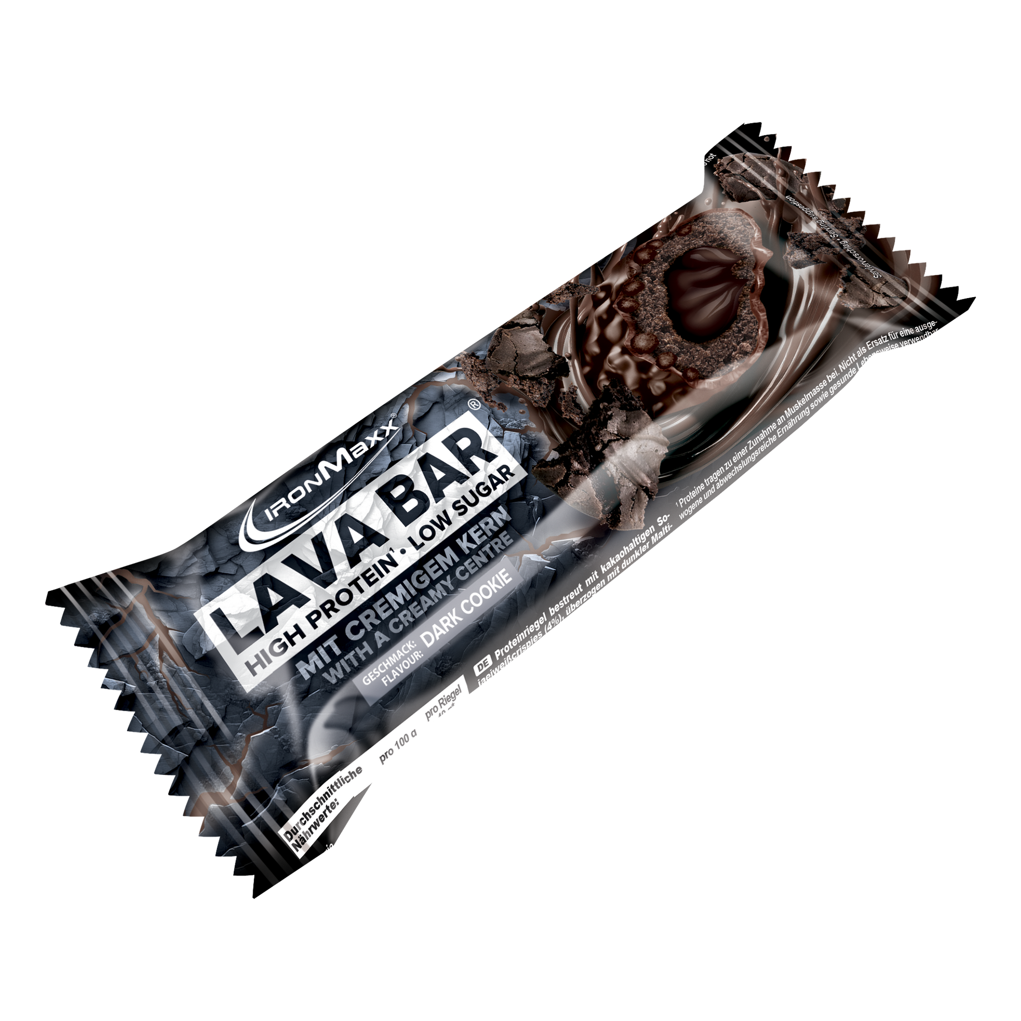 Lava Bar Dark Cookie 18x40g - Jetzt bestellen – IronMaxx Nutrition