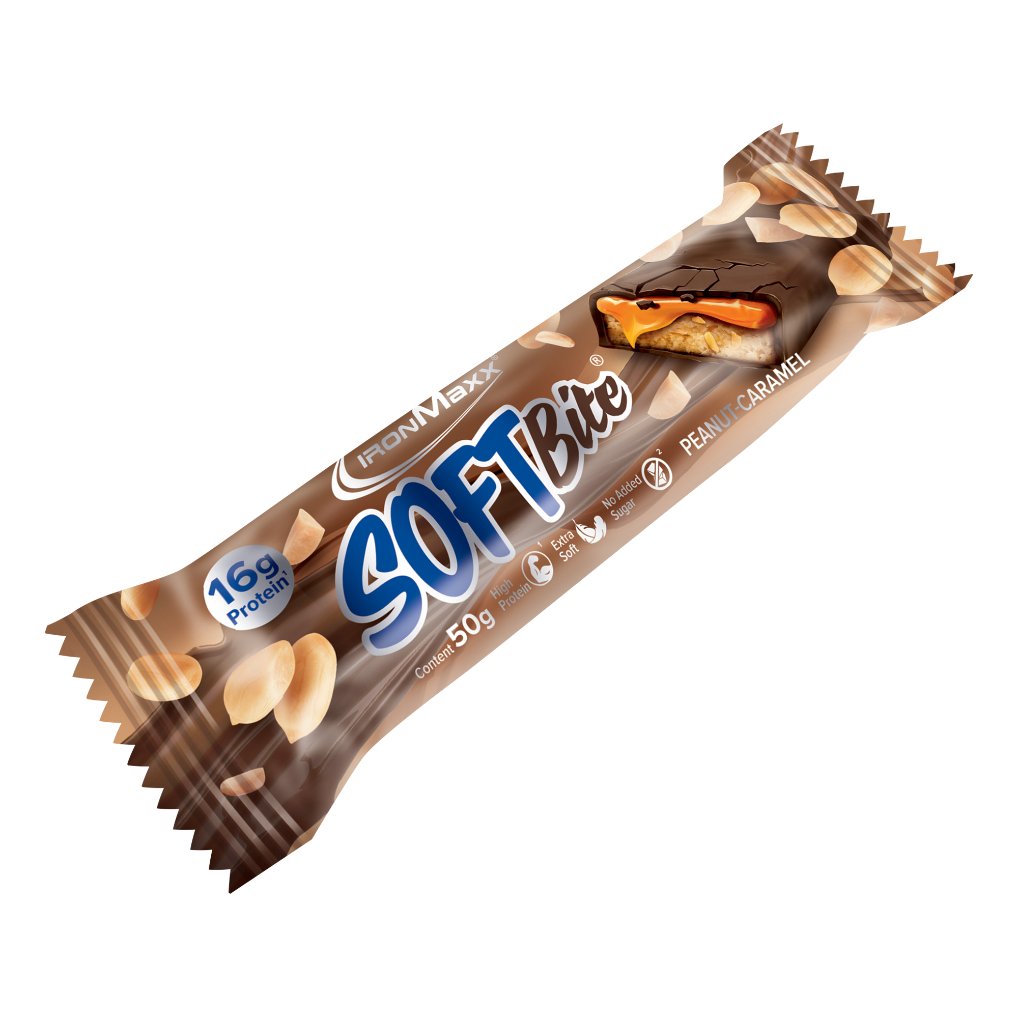 Softbite (50g) - Peanut Caramel – IronMaxx Nutrition